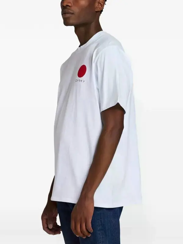 Edwin Japanese Sun Round-neck T-shirt - White