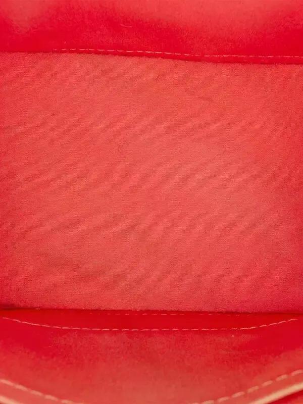 LOUIS VUITTON 2015 Monogram Vernis Alma Bb Satchel - Orange