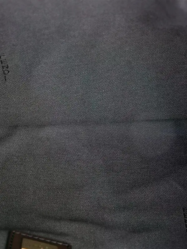 Fendi 2000-2010 Zucchino Suede Clutch Bag