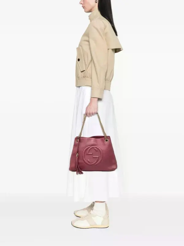 Gucci Soho Chain Tote Bag - Pink