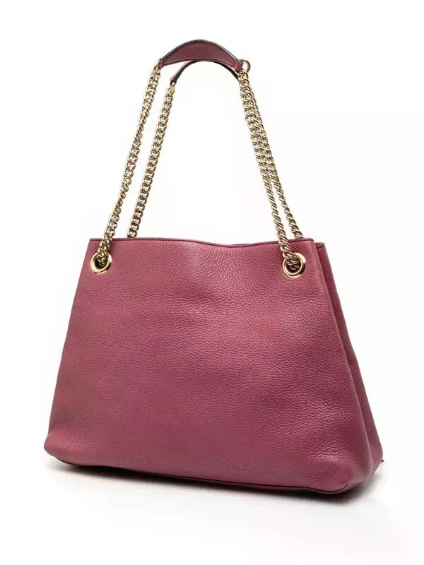 Gucci Soho Chain Tote Bag - Pink