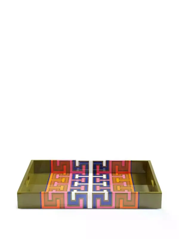 Jonathan Adler Geometric-print Tray