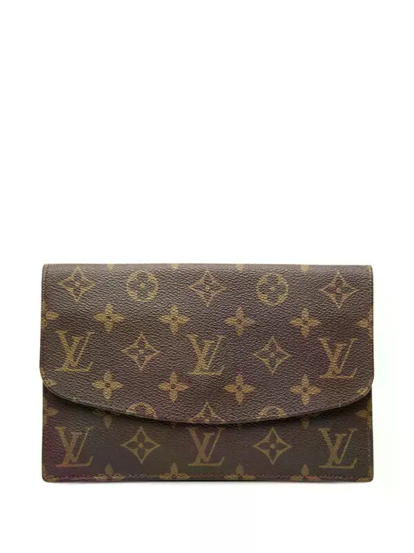 LOUIS VUITTON 1985 Monogram Pochette Rabat 20 Clutch
