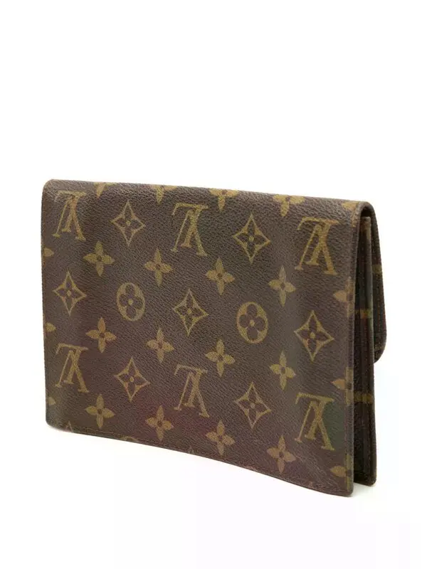 LOUIS VUITTON 1985 Monogram Pochette Rabat 20 Clutch