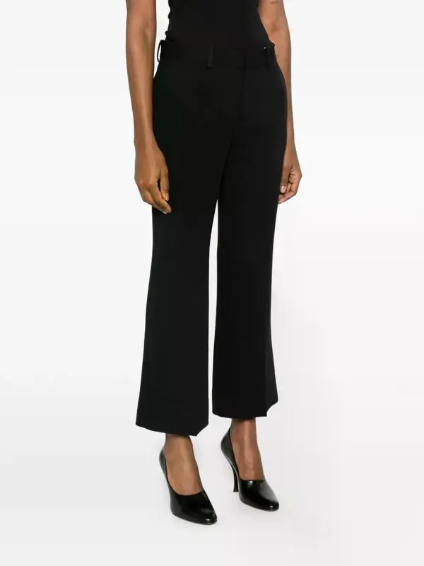 TOTEME Kick Flared Trousers - Black