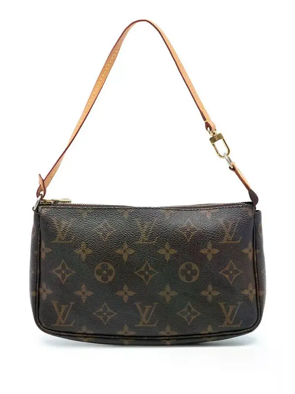 LOUIS VUITTON 2001 Monogram Pochette Accessoires Shoulder Bag