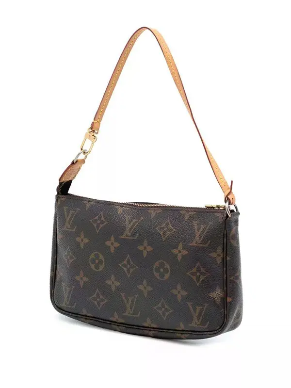 LOUIS VUITTON 2001 Monogram Pochette Accessoires Shoulder Bag