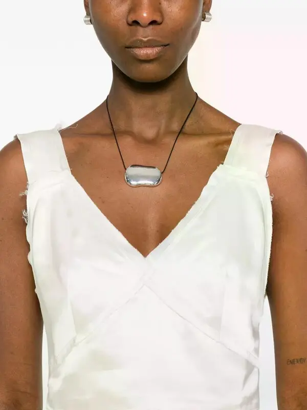 TOTEME Cropped Satin V-neck Camisole