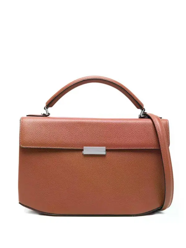 TOTEME Clip Grained-leather Top Handle Bag