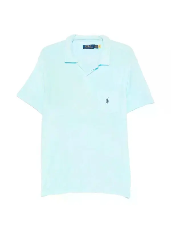 Polo Ralph Lauren Pocket Logo Polo Shirt - Blue