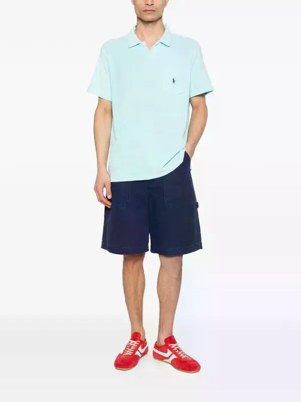 Polo Ralph Lauren Pocket Logo Polo Shirt - Blue