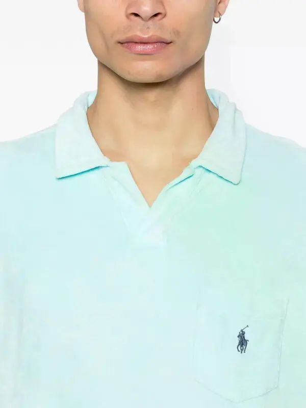 Polo Ralph Lauren Pocket Logo Polo Shirt - Blue
