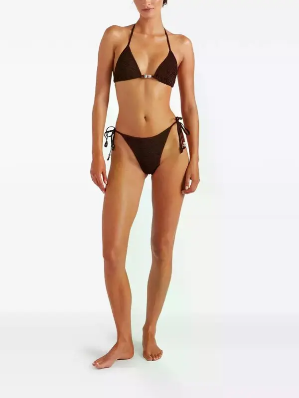 Hunza G Gina Beaded Bikini - Brown
