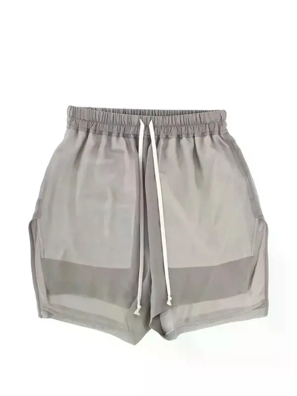 Rick Owens Boxers Drawstring-waist Shorts - Grey