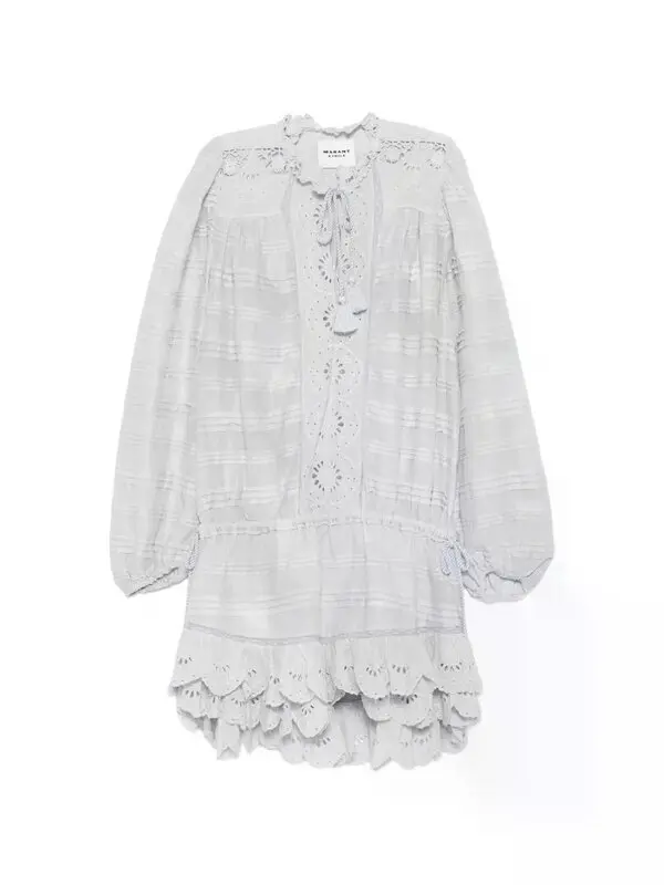 MARANT ETOILE Preya Ruffled Cotton Mini Dress