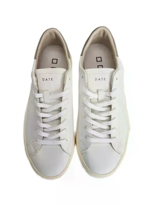 D.a.t.e. Sonica Perforated Sneakers - White