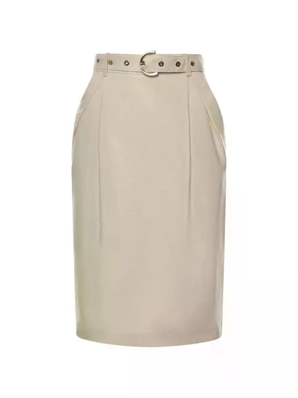 Pinko Belted Midi Skirt