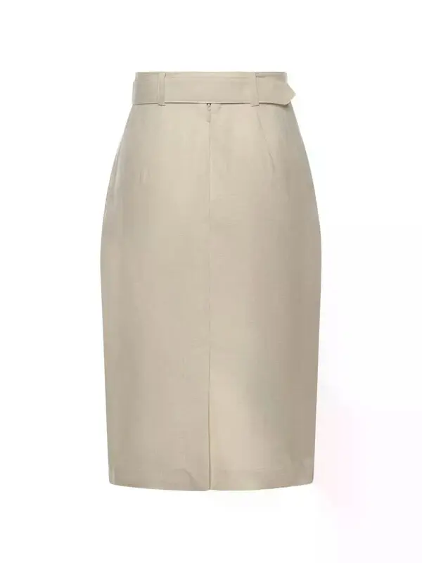 Pinko Belted Midi Skirt