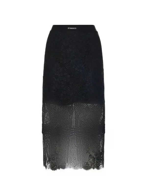 Pinko Lace Midi Skirt