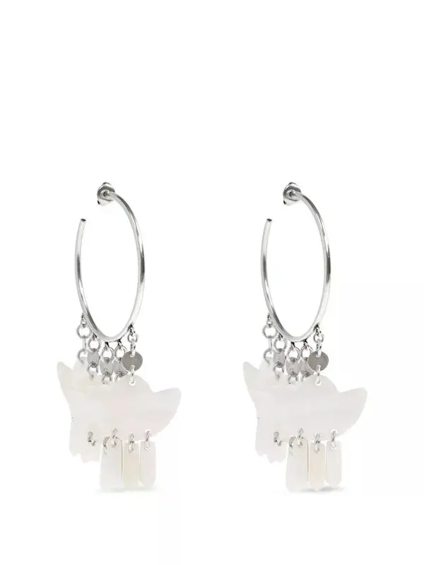 Isabel Marant Hoop Drop Earrings