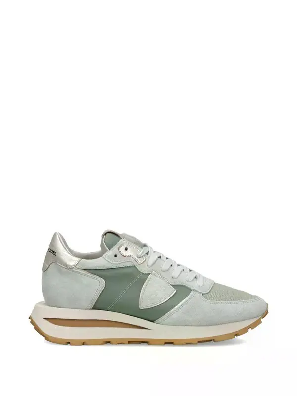 Philippe Model Tropez Haute Panelled Sneakers - Green