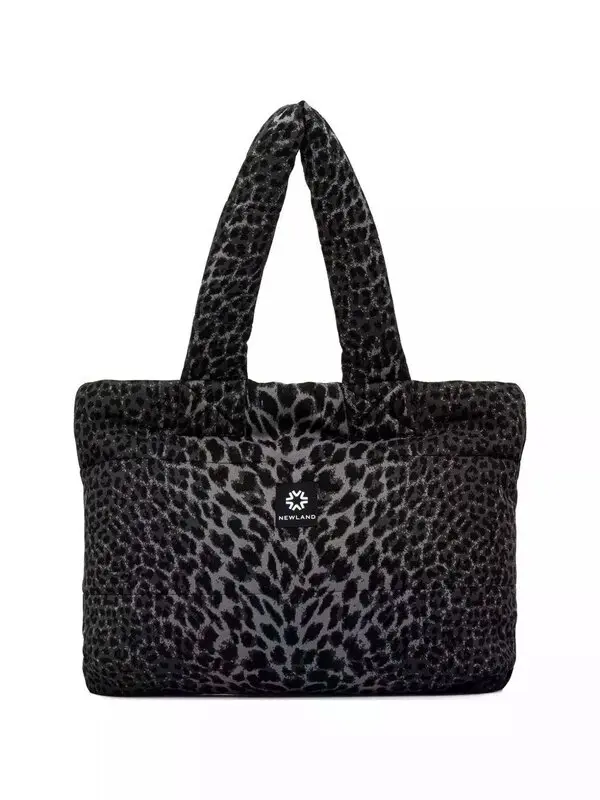 NEWLAND Animal-print Tote Bag - Black