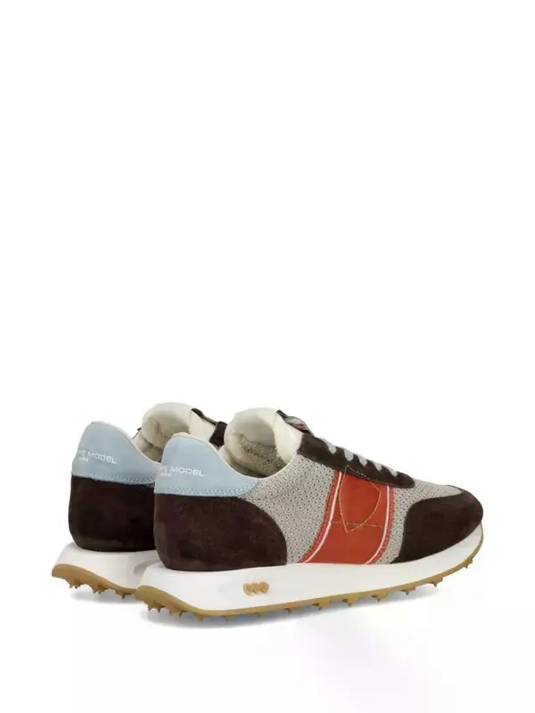 Philippe Model Tour Low Panelled Sneakers - Brown