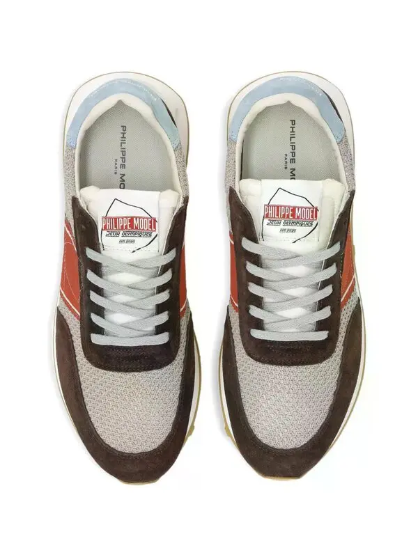 Philippe Model Tour Low Panelled Sneakers - Brown