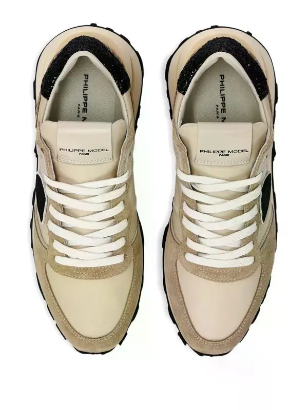 Philippe Model Tropez Haute Animal-print Sneakers - Neutrals