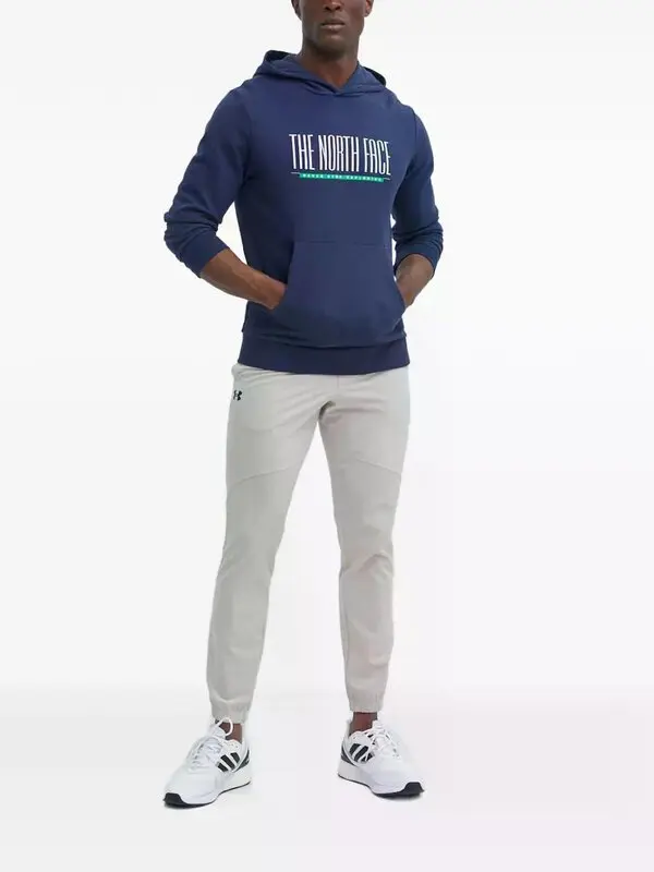 The North Face Logo-print Hoodie - Blue