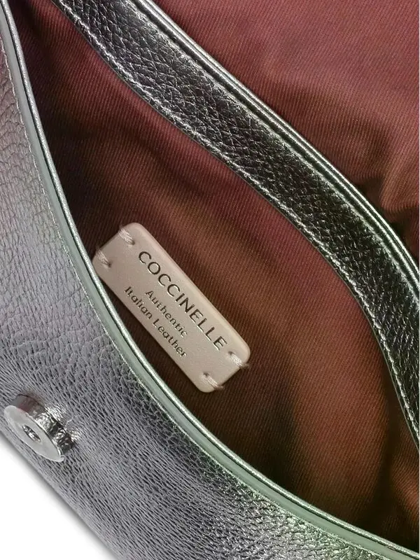 COCCINELLE Chain Leather Shoulder Bag
