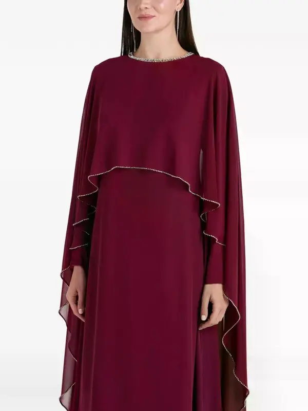 COPURS Samira Cape Embellished Maxi Dress
