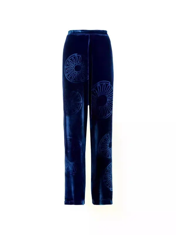 Themis Z Kyma Embossed Trousers - Blue