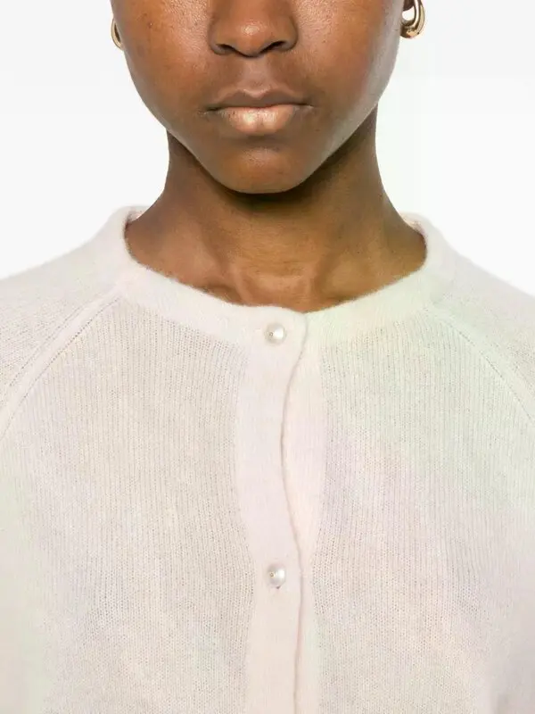 FORTE_FORTE Buttoned Cardigan - Pink