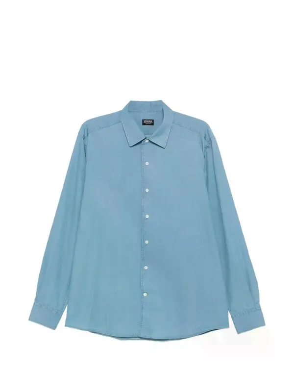 Zegna Buttoned Shirt - Blue
