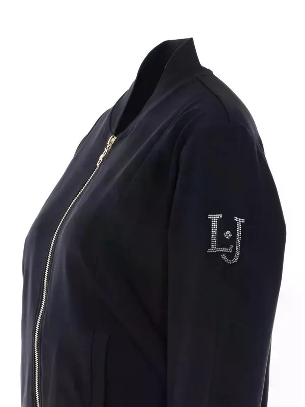 Liu Jo Strass Logo Zipped Tracksuit