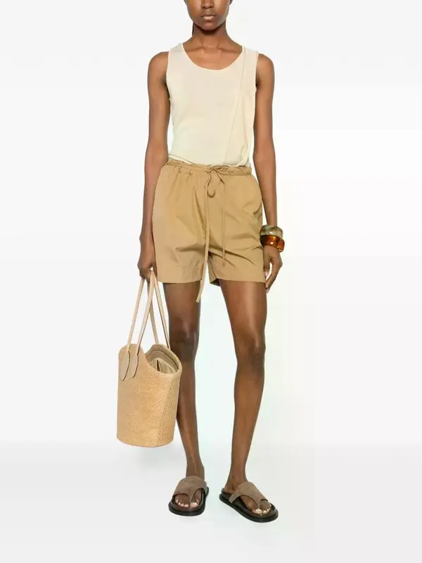 Loulou De Saison Malone Drawstring Pocket Shorts - Neutrals