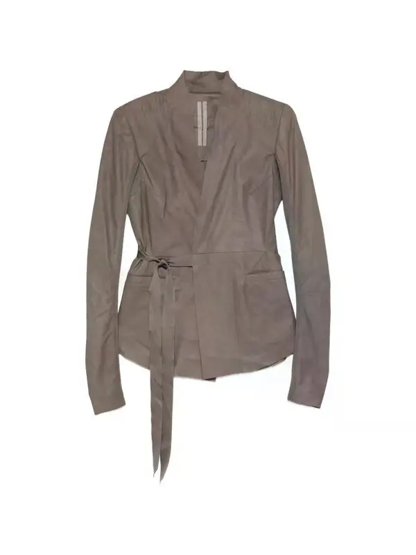 Rick Owens Tie-fastening V-neck Jacket - Green
