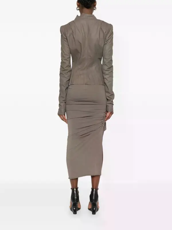Rick Owens Tie-fastening V-neck Jacket - Green