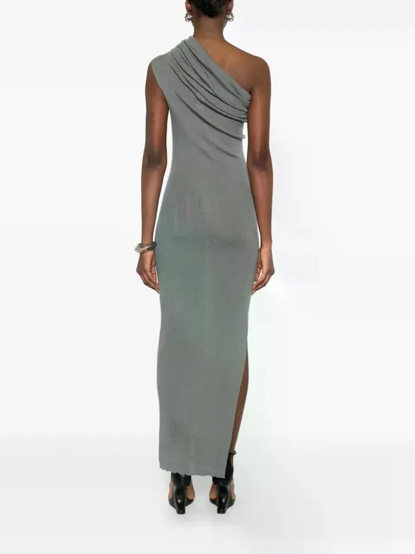 Rick Owens One-shoulder Split Midi Dress