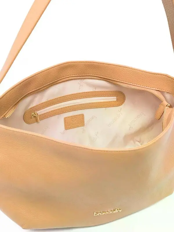BRACCIALINI Ariel Leather Shoulder Bag - Neutrals