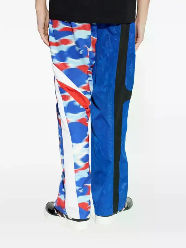 A BATHING APE Star Print Panel Trousers