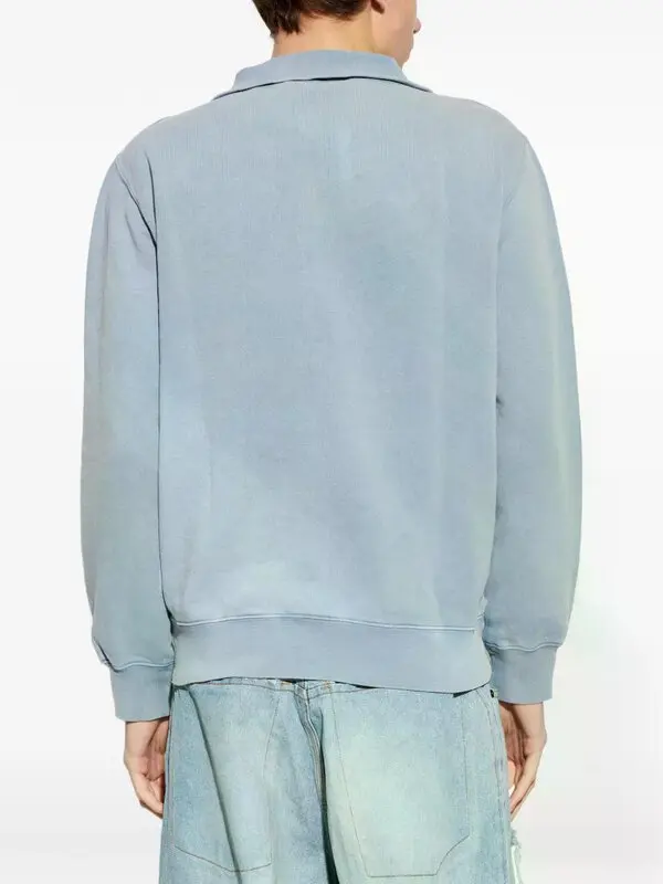A.p.c. Half-zip Cotton Sweatshirt