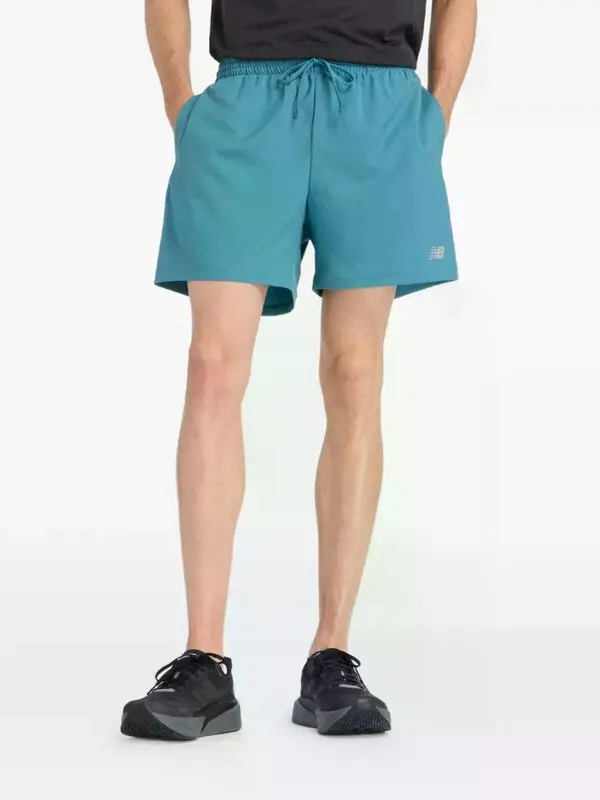 NEW BALANCE Drawstring-fastening Shorts - Blue