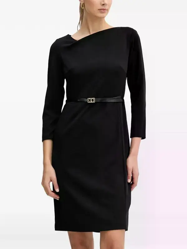 Dkny Belted Mini Dress