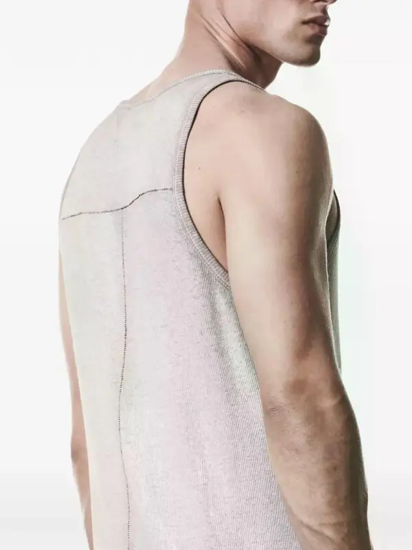 THOM KROM Fine-ribbed Tank Top