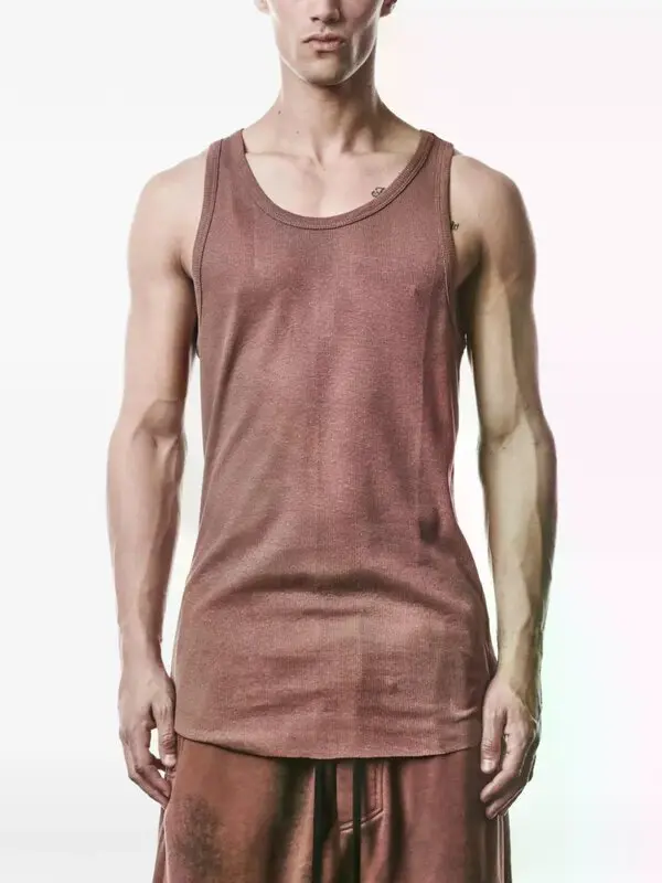 THOM KROM Seam-detail Tank Top - Red