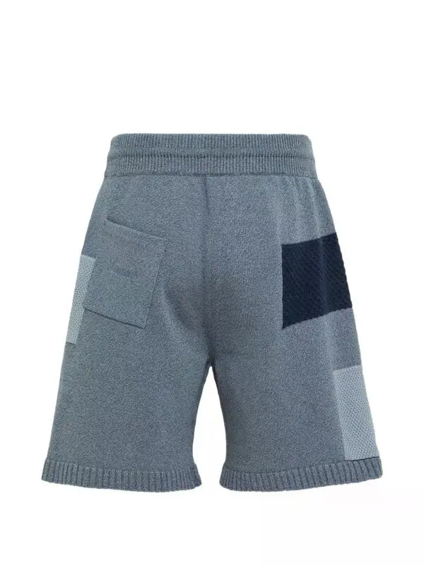 LANEUS Patchwork Shorts