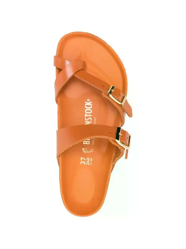 BIRKENSTOCK Mayari Leather Sandals - Orange