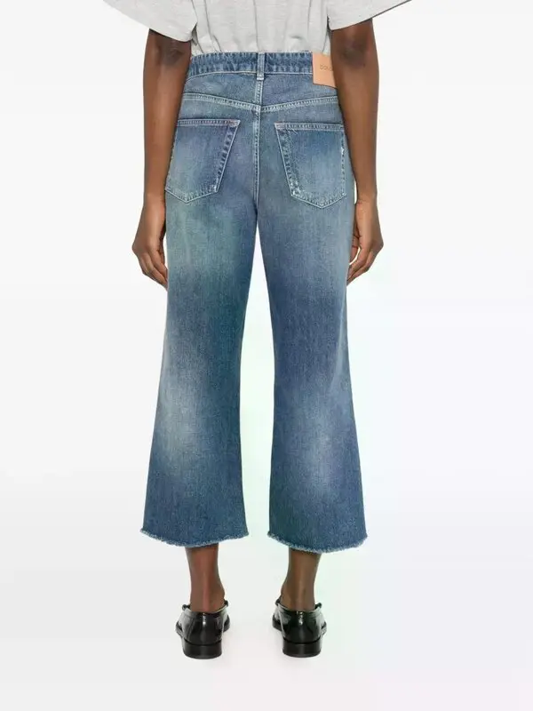 DONDUP Ripped Frayed Denim Jeans